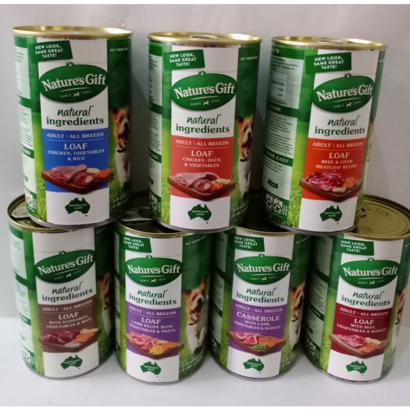 Nature's Gift Meal Time Dog Food in Can 700g big size | Shopee Philippines