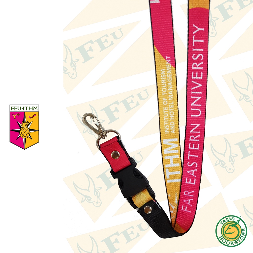 FEU Lanyard - ITHM Lace with Case & Whistle | Shopee Philippines