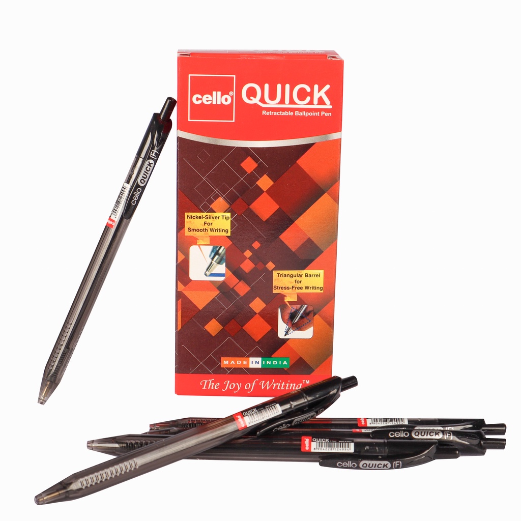 CELLO Ballpen Quick Retractable Fine 0.7mm (Box) | Shopee Philippines