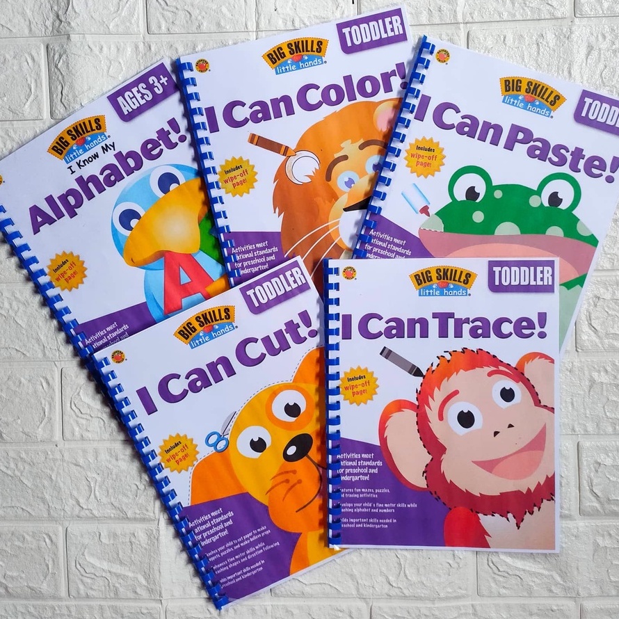 Big Skills For Little Hands Toddler, Preschool Kinder Workbook Print ...