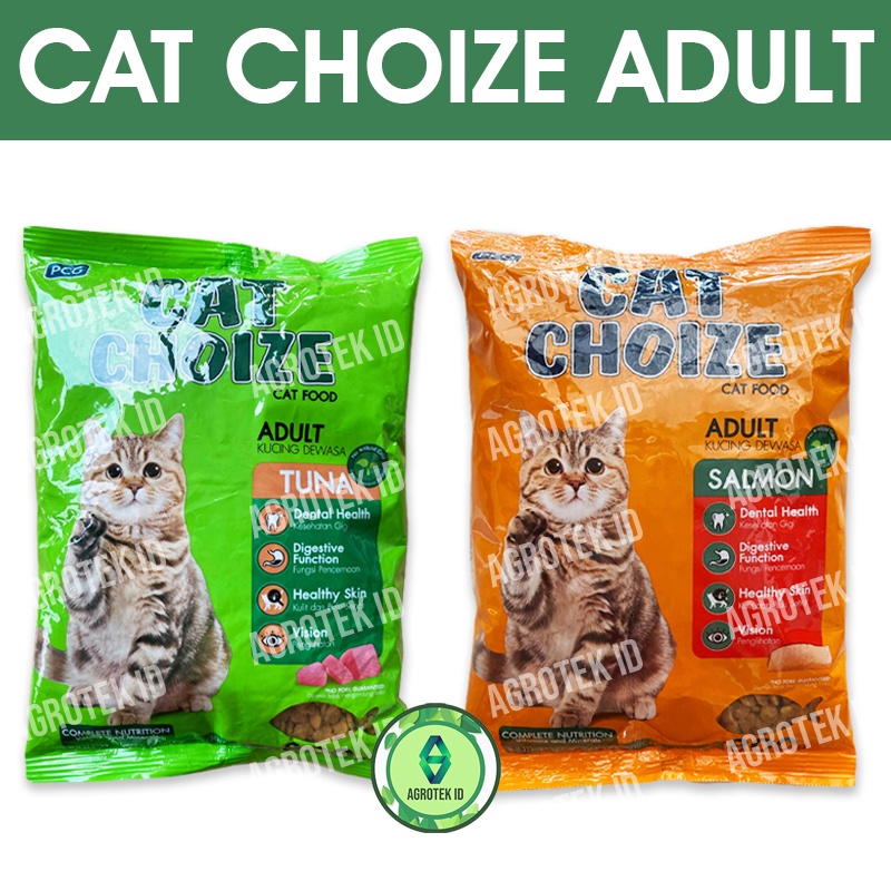 Cat CHOIZE Adult 800 Grams Tuna and Salmon Flavor CAT Food | Shopee ...