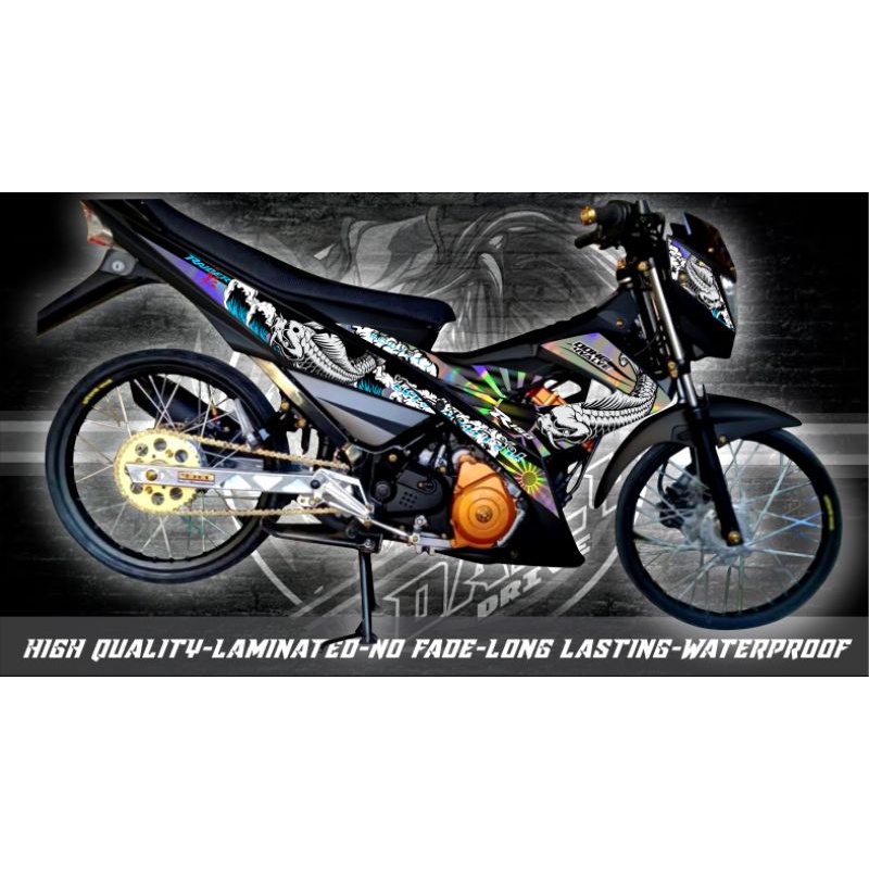SUZUKI RAIDER 150 CARB/REBORN THAI DECAL (KOI THAI DESIGN) | Shopee ...