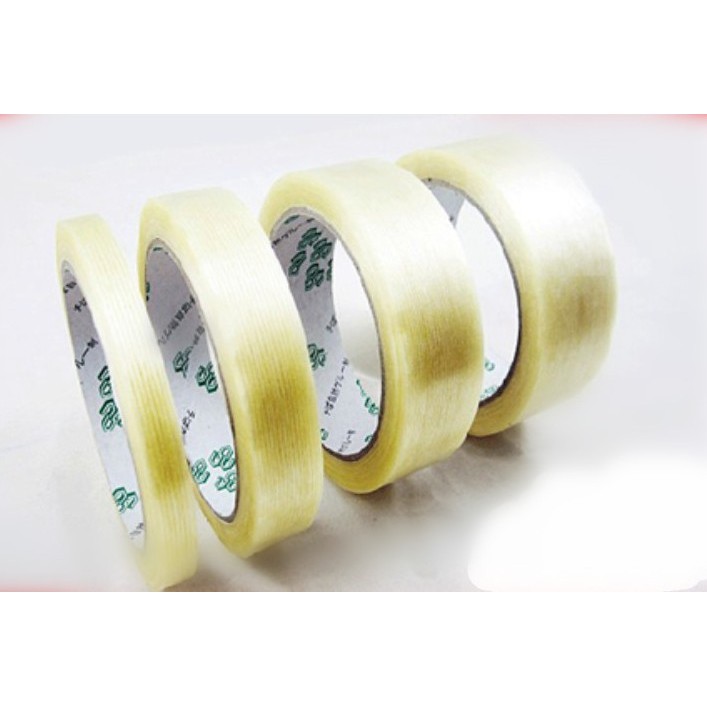 25M Adhesive Fiberglass Strip Fiber Tape 1cm 2cm 3cm 4cm 5cm | Shopee ...