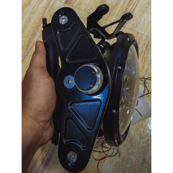 Monster Eye Headlight Bracket for 7 inch LED Headlight for Grom MSX ...