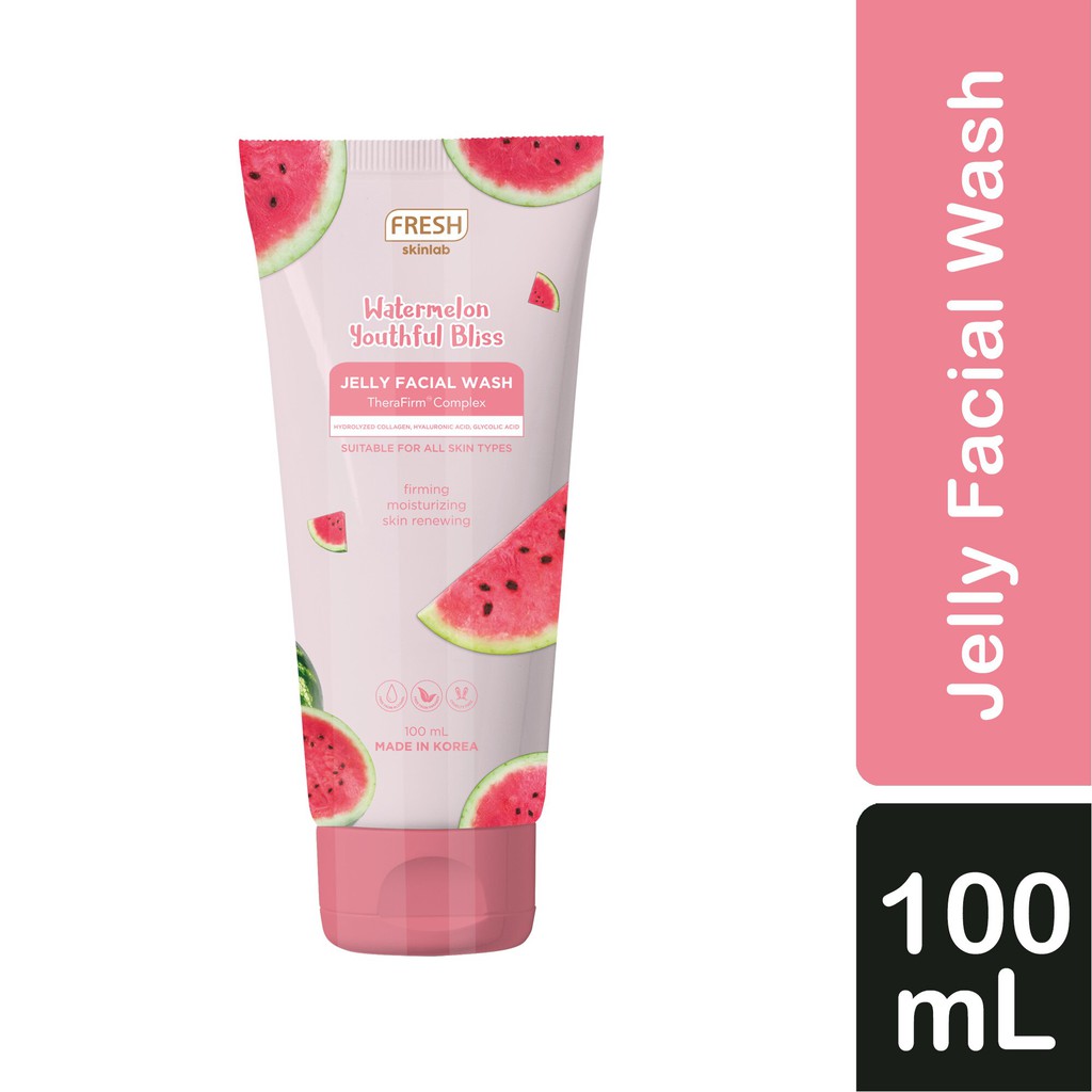 Fresh Skinlab Watermelon Youthful Bliss Jelly Facial Wash 100 mL ...