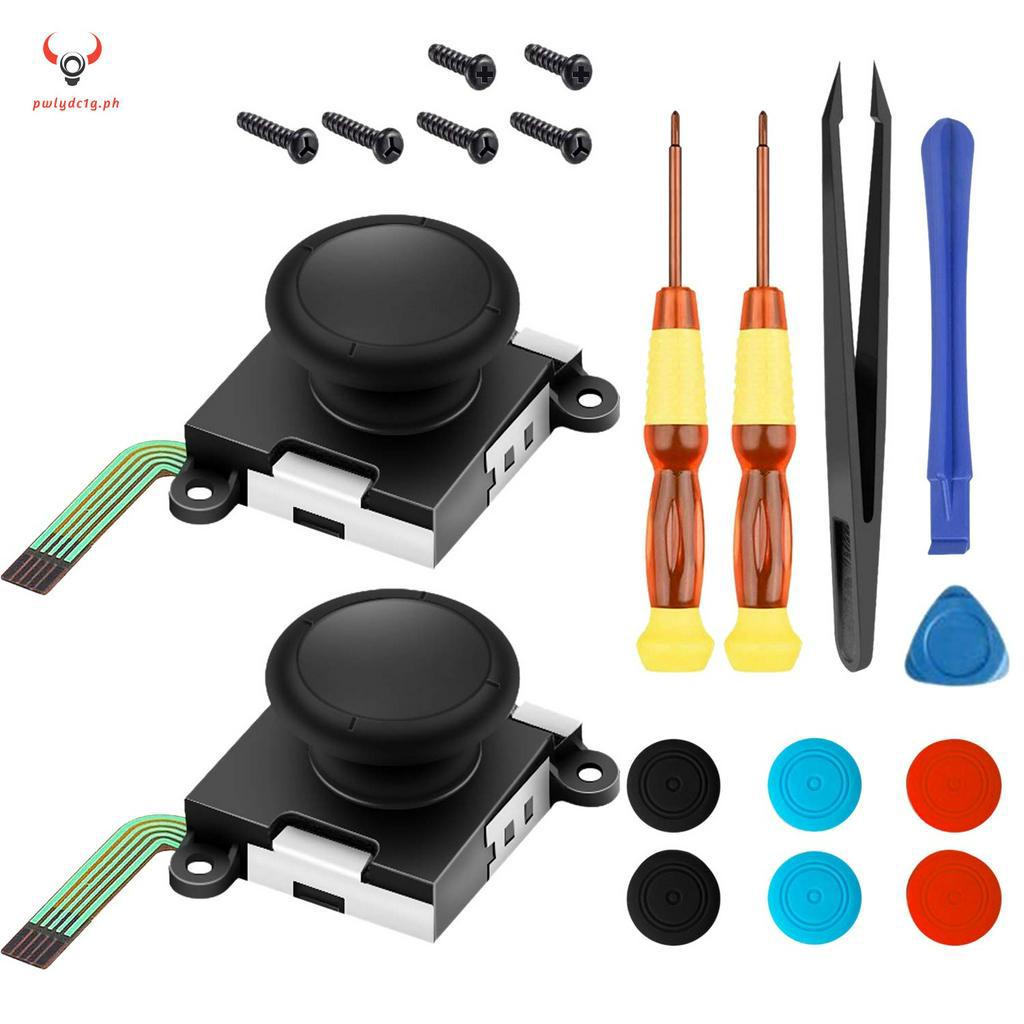 Two Pack Analog 3D Joy Con Joystick Replacement for Nintendo Switch ...