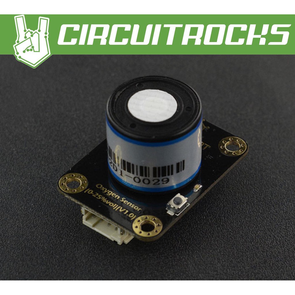 Circuitrocks Oxygen Sensor I2c Gravity By Dfrobot Compatible With Arduino Uno Esp32 Raspberry 