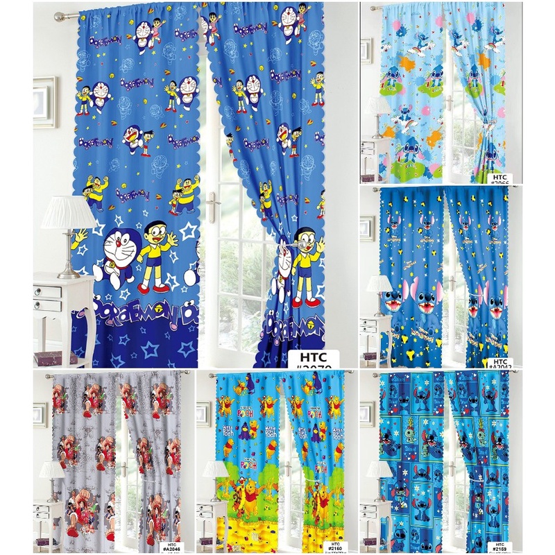 Doraemon Curtain sale for window New Home Decoration 1PC 100*210cm kid ...