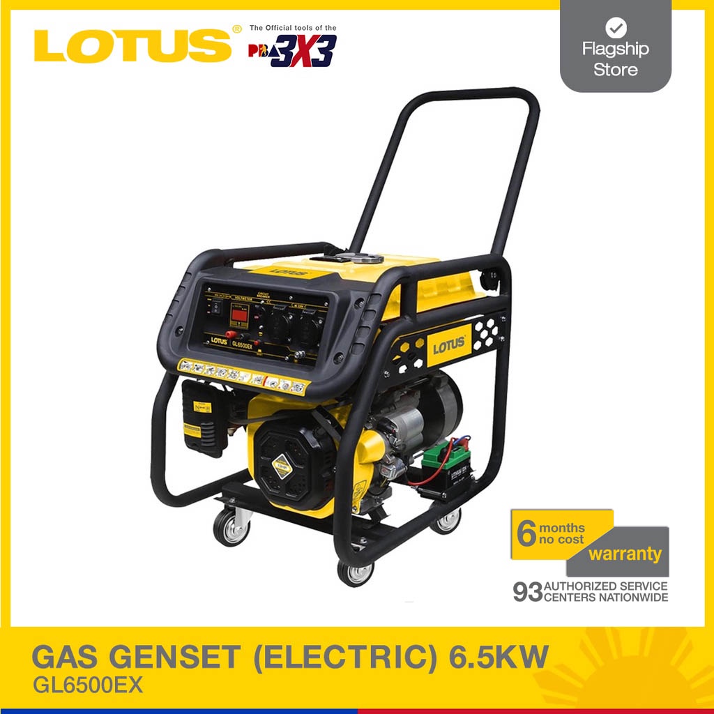 Lotus Gas Genset (ELECTRIC) 6.5KW GL6500EX - Power Generator | Shopee ...