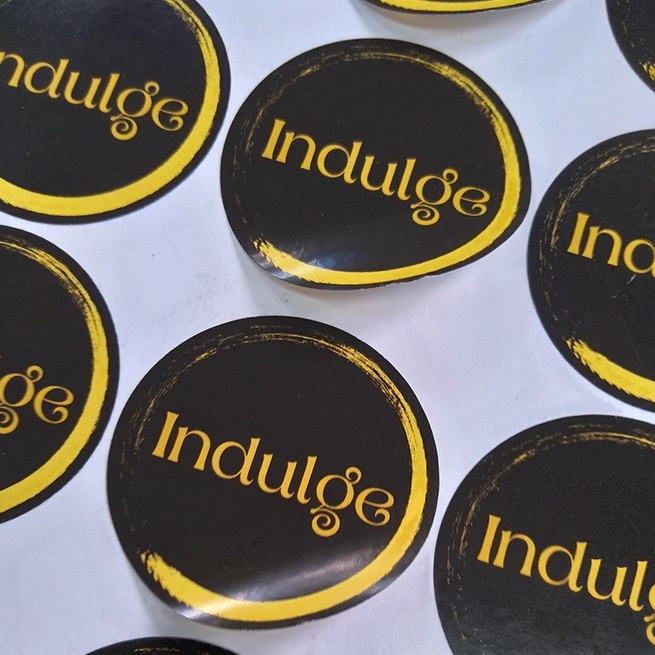 Customized / Personalized Logo Stickers Laser Cut (Any shape, round ...