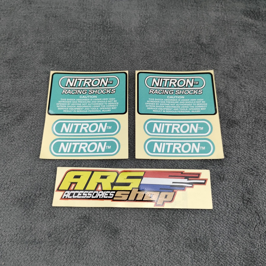 Sticker NITRON SHOCK STICKER Socket Contents 3 | Shopee Philippines