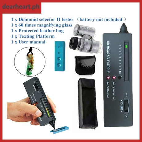 4pcs/set Diamond Tester Gemstone Testing Kit Digital Electronic Test ...