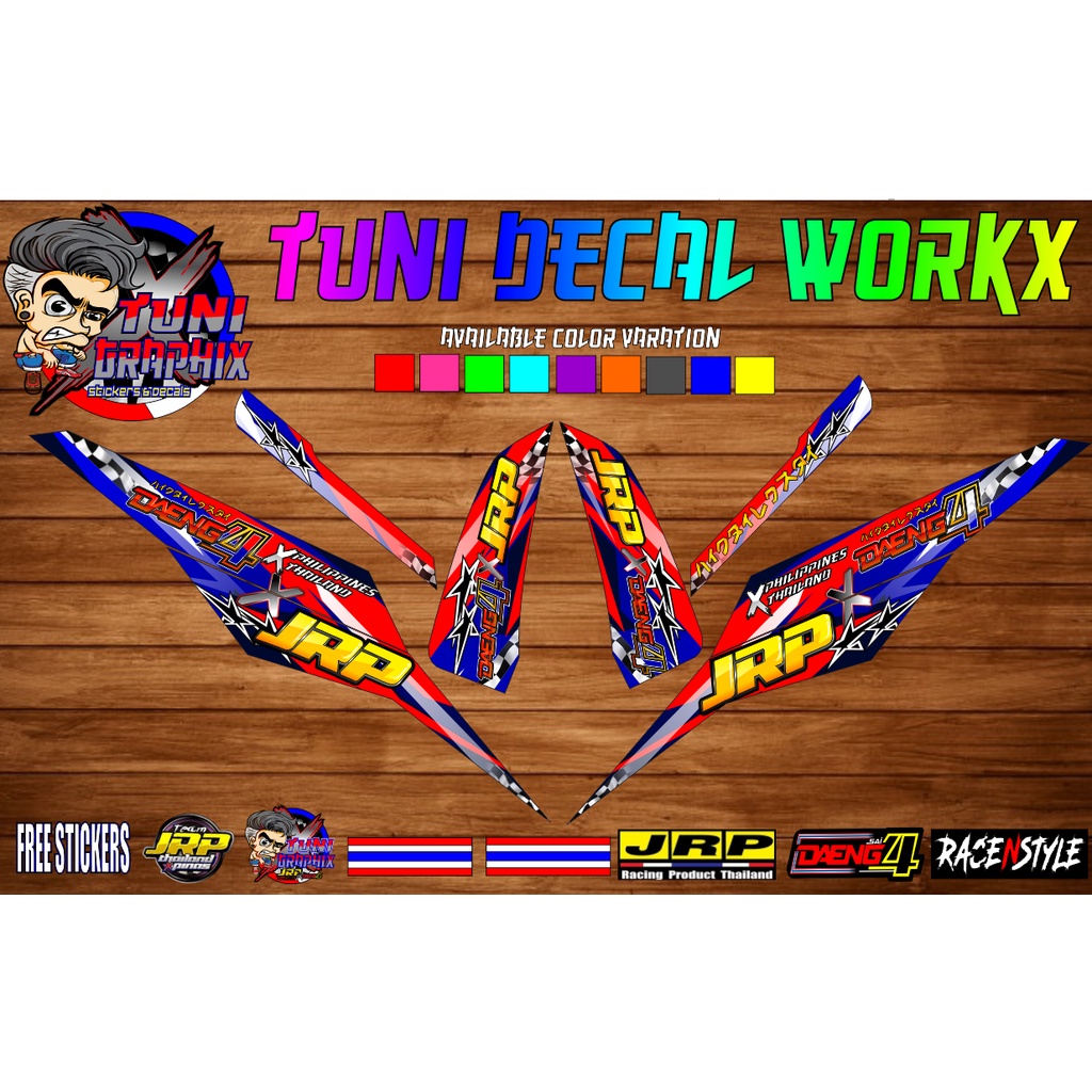MIO I 125 (JRP X DAENG DECALS V3) W/ FREEBIES | Shopee Philippines