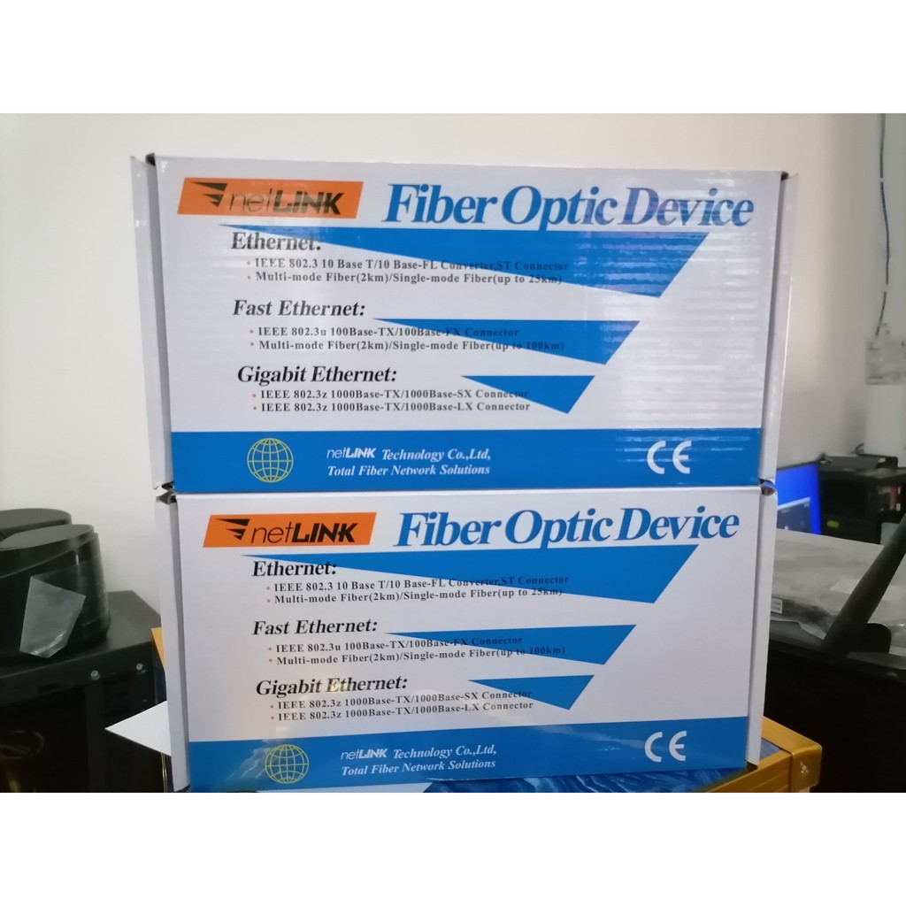 HTB-3100A/B -25Km Fiber Optic Device | netLINK | Shopee Philippines