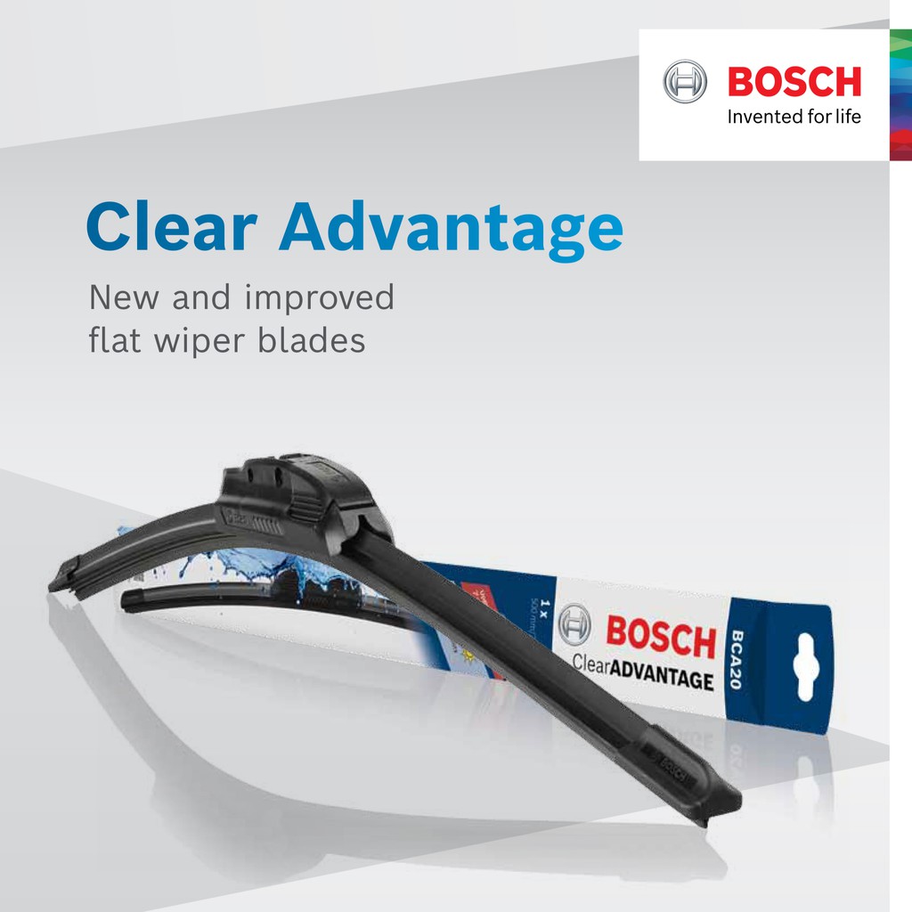 Bosch CLEAR ADVANTAGE Wiper Blade Banana Type HOOK BCA 14 16 17 18 19 20 21 22 24 26 28 Single ...