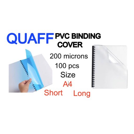 PVC BINDING COVER ( 200 MICRON ) | Shopee Philippines