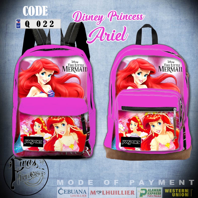 Gawang Bataan Backpack Disney Princess Batch 3 | Shopee Philippines