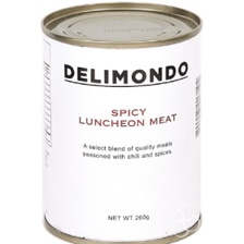 Delimondo Spicy Luncheon Meat 260g | Shopee Philippines