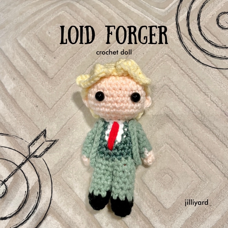 [jilliyard] Loid Forger/Agent Twilight (SPY X FAMILY) Crochet Doll ...