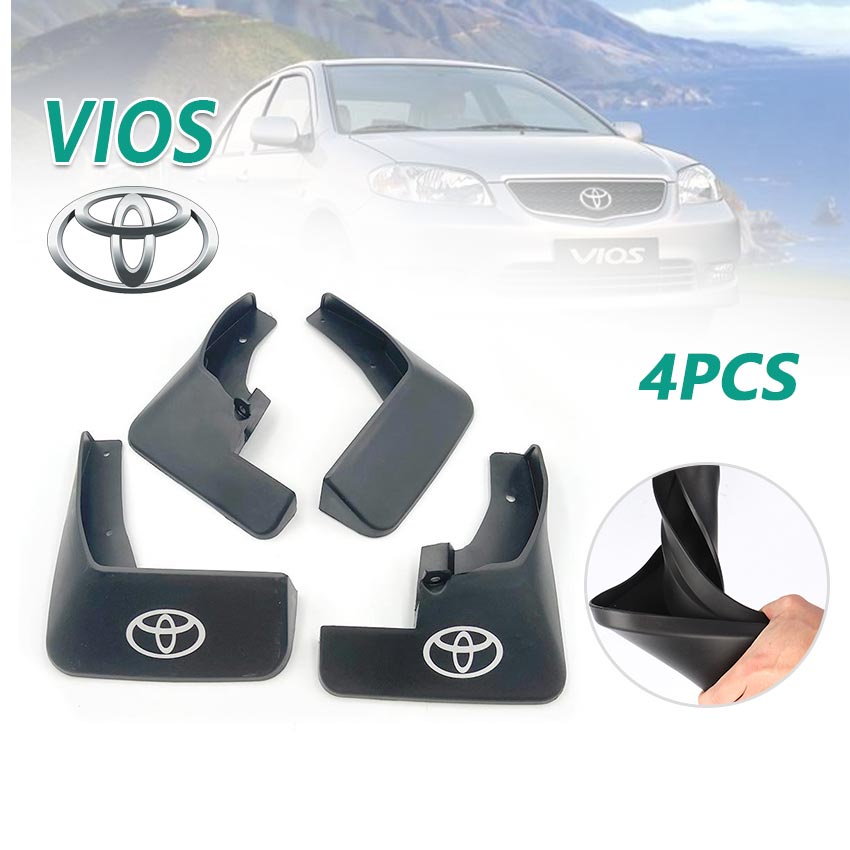 4Pcs/set Toyota Mudguard Fit For Toyota Vios 2008-2022 mud flap guard ...