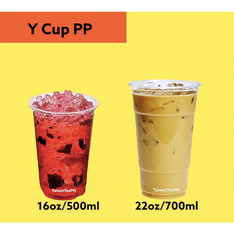 Plastic Cup Y PP Cup 95 MM Disposable Plastic Cups/Milk Tea Cups/Juice ...