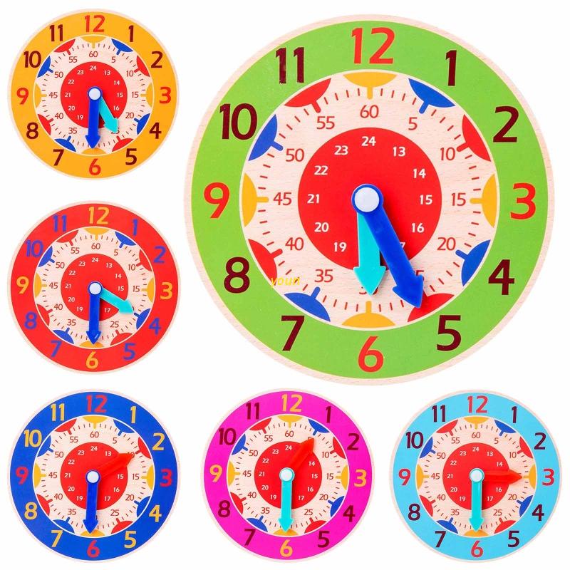 youn Sensory Model Clock Teaching Props Primary School Supplies Teacher ...