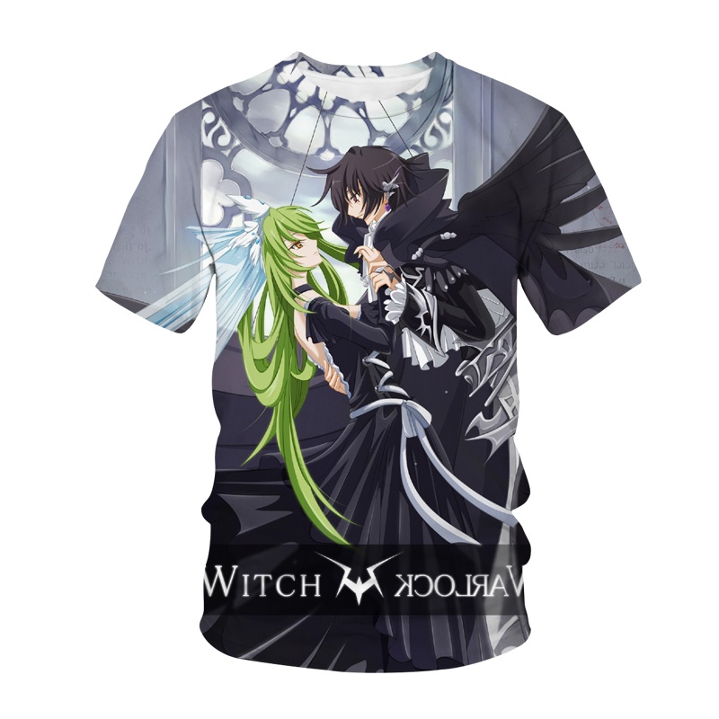 Anime T-Shirt Code Geass 3D Print Streetwear Men Women Fashion CrewNeck ...