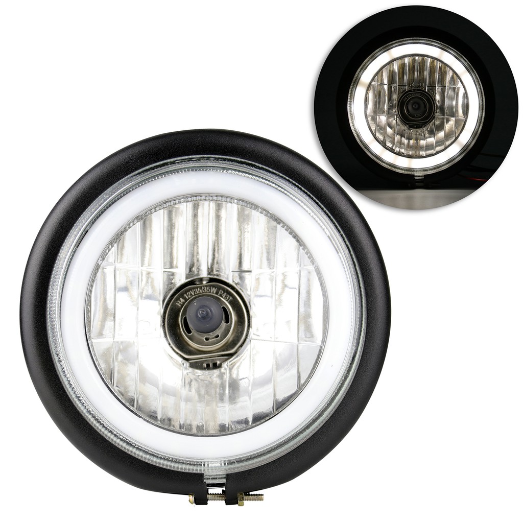 Motorcycle 6 inch round LED headlight | Shopee Philippines