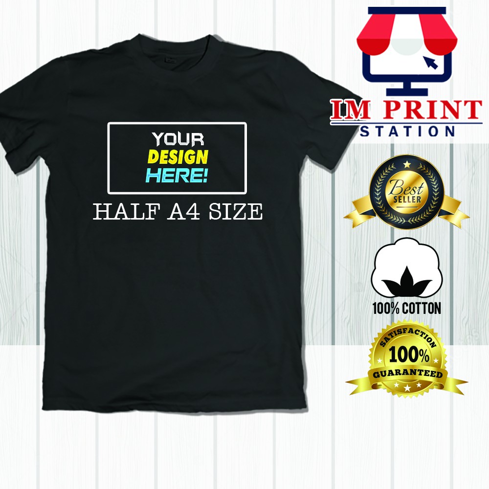 Customized Shirts - Imprint Your Own Design We Print Here Any Designs ...