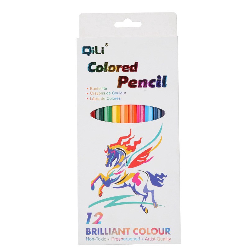 QILI Colored Pencil [12 & 24 Colors] | Shopee Philippines