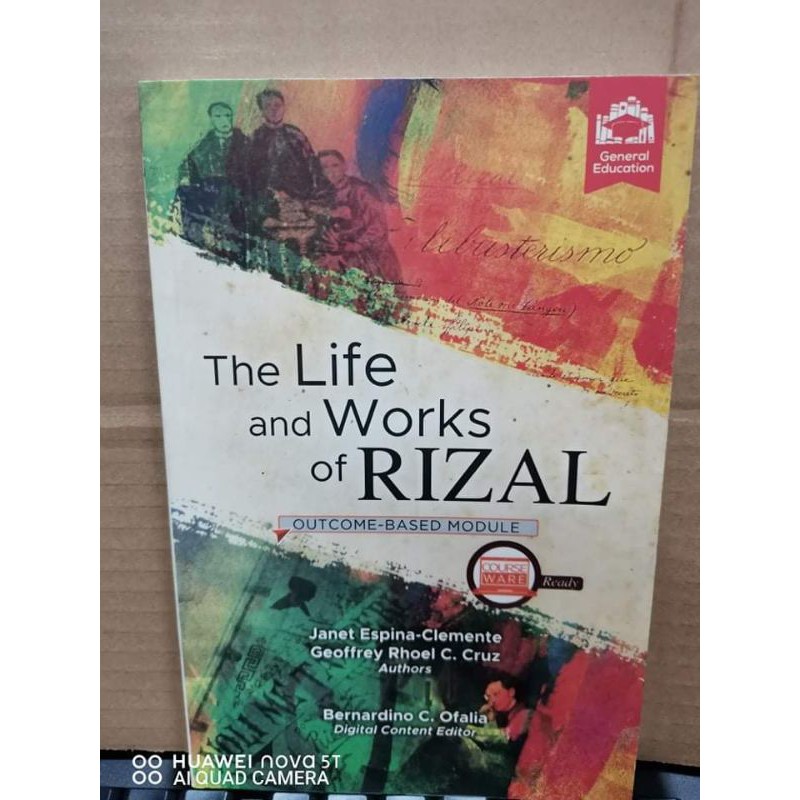The Life and Works of Rizal (outcome based module) by. Janet Espina ...
