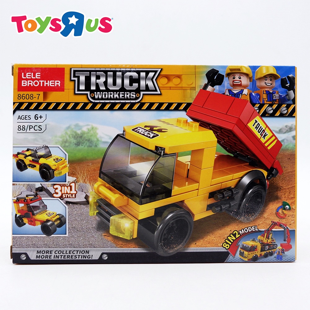 Lele Brothers Blocks 88 pcs Dump Truck Truck | Shopee Philippines