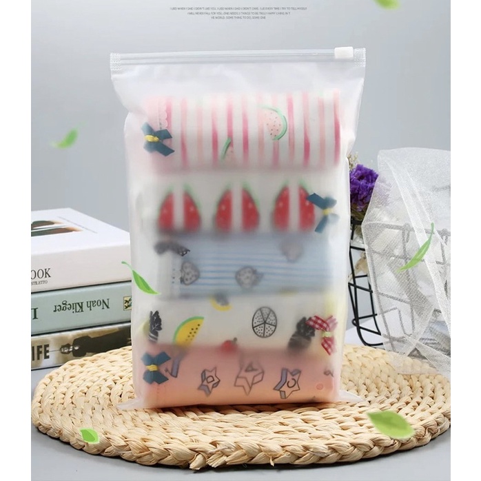 Scrub Clothing Packaging Bag Zipper Bag 15*20cm | Shopee Philippines