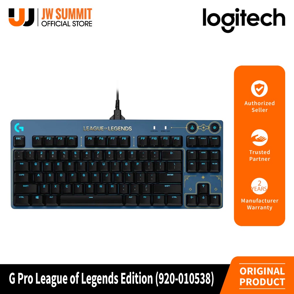 Logitech G Pro League of Legends Edition Wired Mechanical Gaming ...
