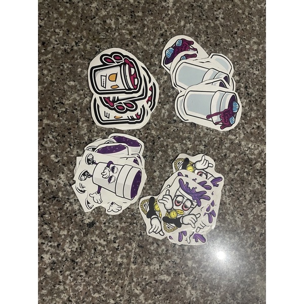 Lean Stickers 1 Set 4 Types | Shopee Philippines