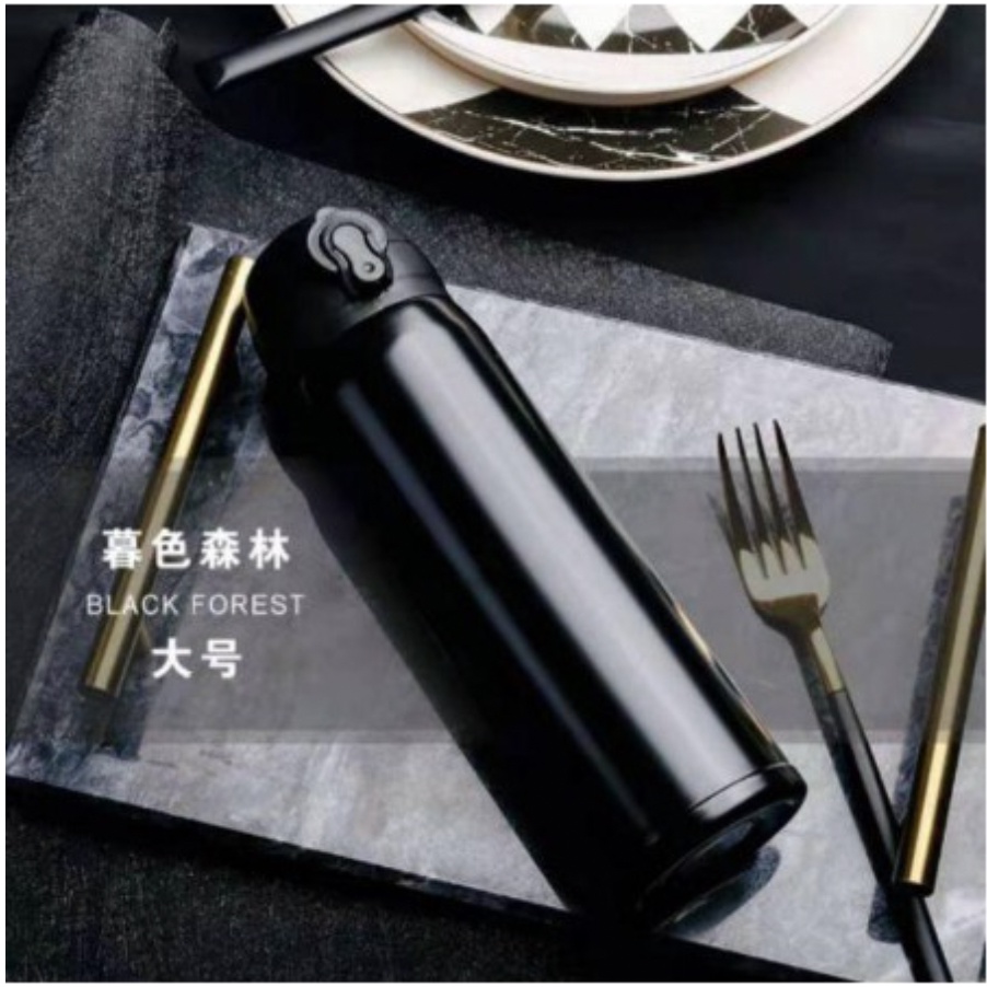 H&L COD#Matte Vacuum Cup 500ml Stainless Steel Water Bottle Thermos ...