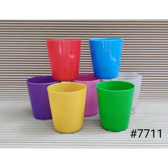 Plastic Party CUP/MUG Baso Reusable Washable Colorful Kiddie Party ...