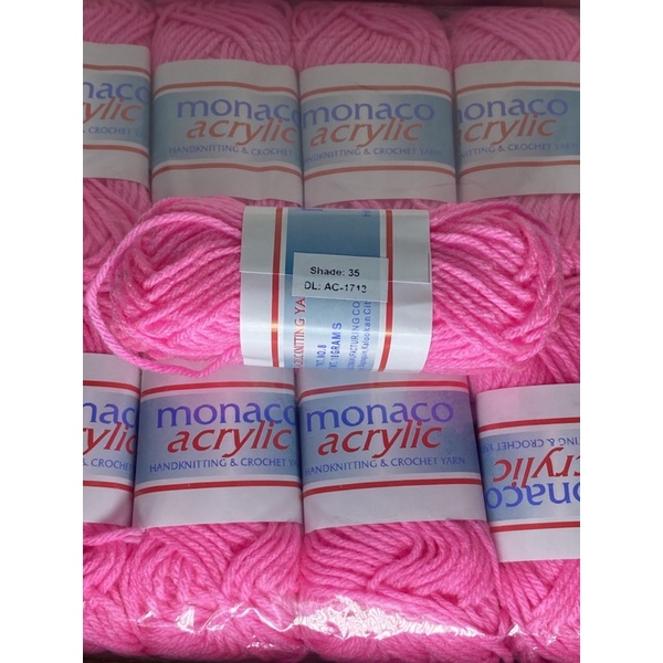 1 Piece Monaco Acrylic Yarn 4ply Hand-knitting and Crochet Yarn ...