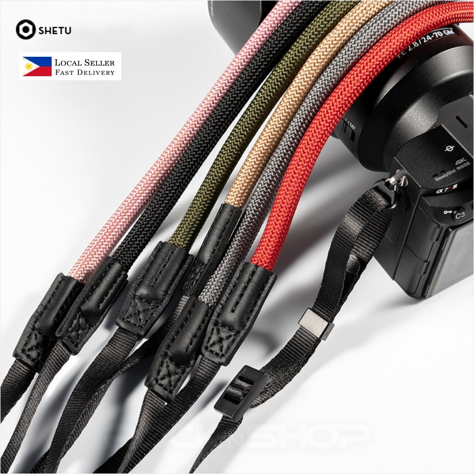 SHETU Climbing Rope Camera Neck Strap for SLR DSLR Mirrorless Camera ...