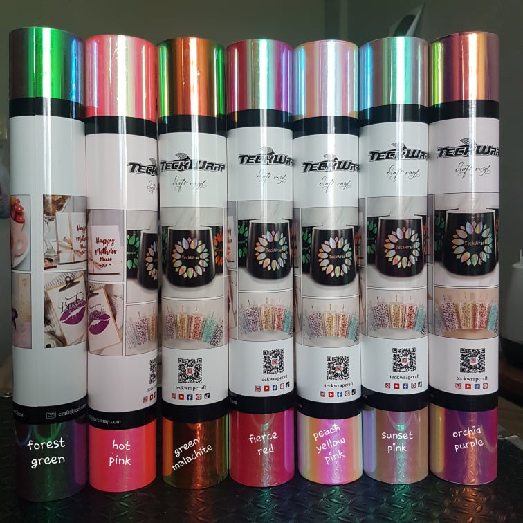 TeckWrap Opal / Holographic / Pearlescent Craft Vinyl Sticker | Shopee ...