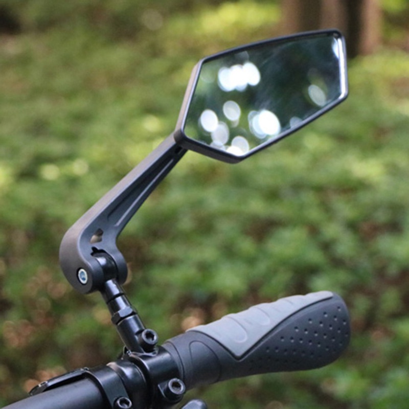 Bicycle Rear View Mirror Bike Cycling Clear Wide Back Sight Reflector ...