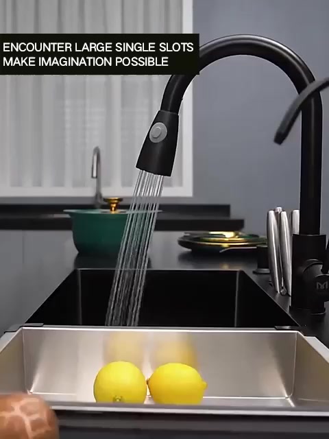 Guga Stainless Steel Sink Inlaid 3.0MM Kitchen Sink Sink Premium Black ...