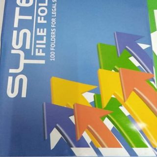 File Folder White Long and Short 14 points 1 ream 100 pcs | Shopee ...