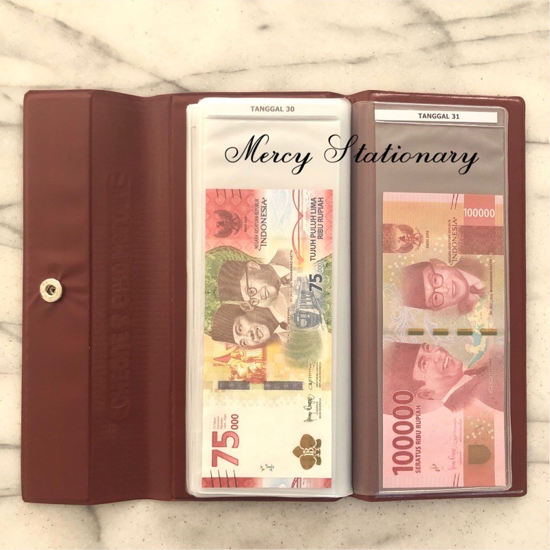 Cheque Holder Giro Holder - Check Keeper Giro Keeper Monthly Wallet ...