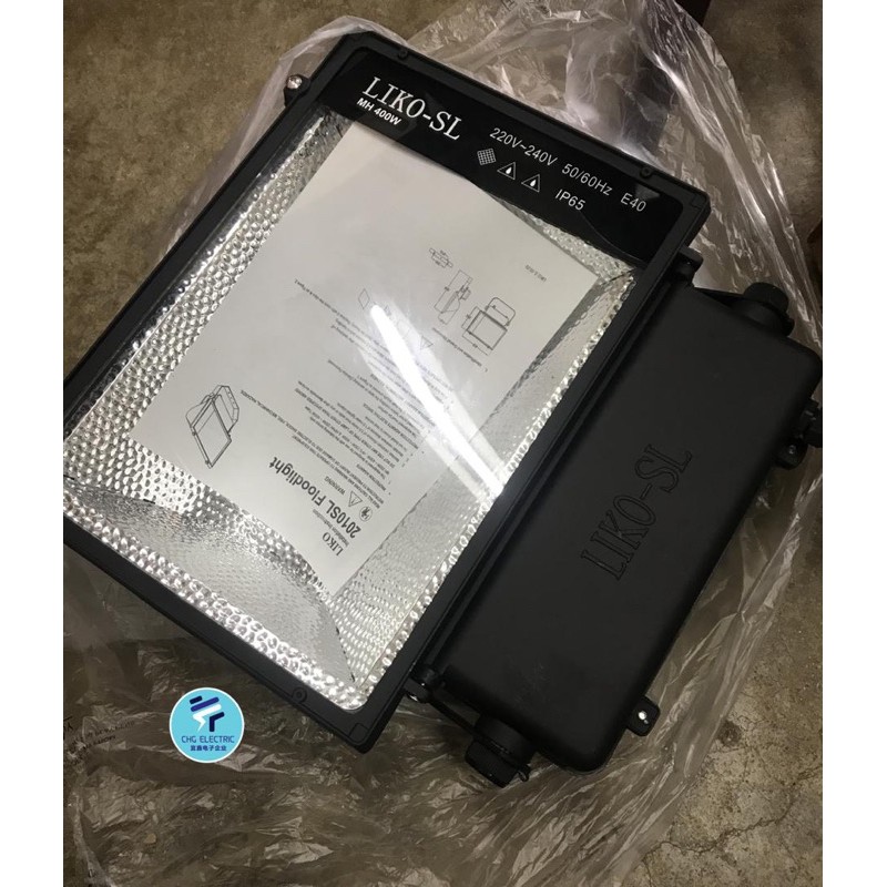 Liko S2010 400W Metal Halide Flood Light (not included Liko Bulb ...