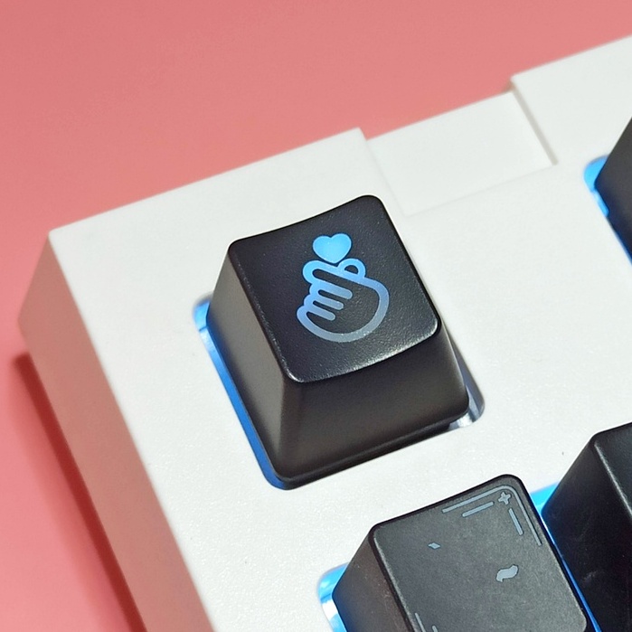 ABS Keycap Heart Shape Cute For Mechanical Keyboard | Shopee Philippines