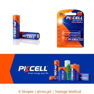 PKCELL Ultra Alkaline AAA & AA Battery Original 10 years shell life ...