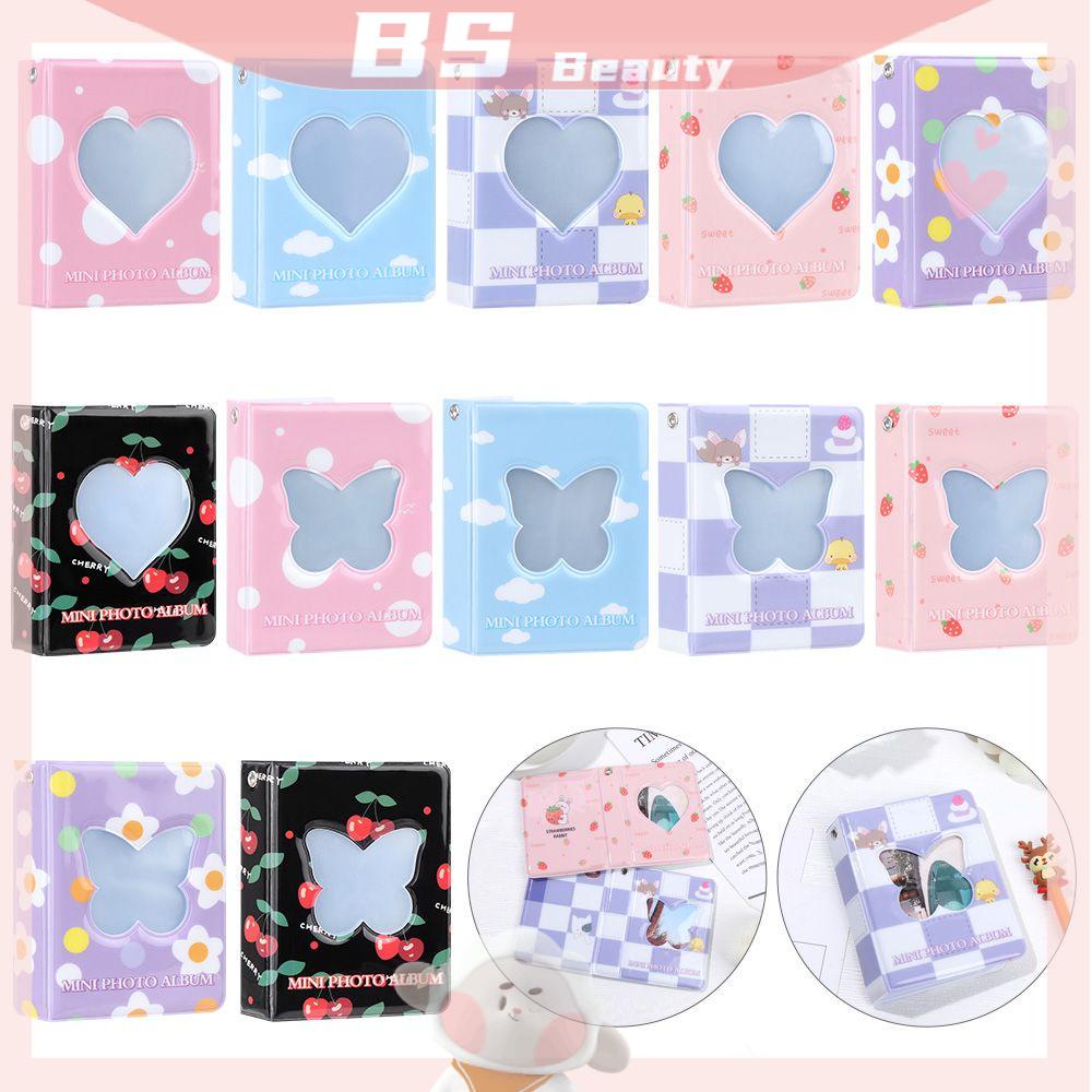 BS Mini Card Holder Hollow Receipt Storage Photo Album Love Heart ...