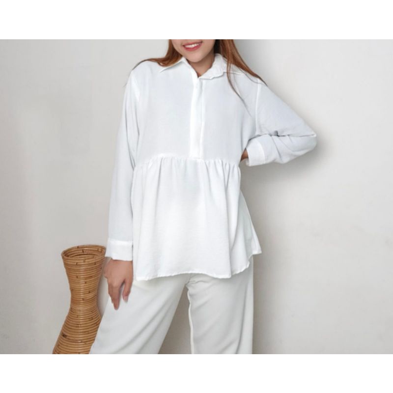 Blouse Callista 6796 / Blouse Crinkle (E) | Shopee Philippines