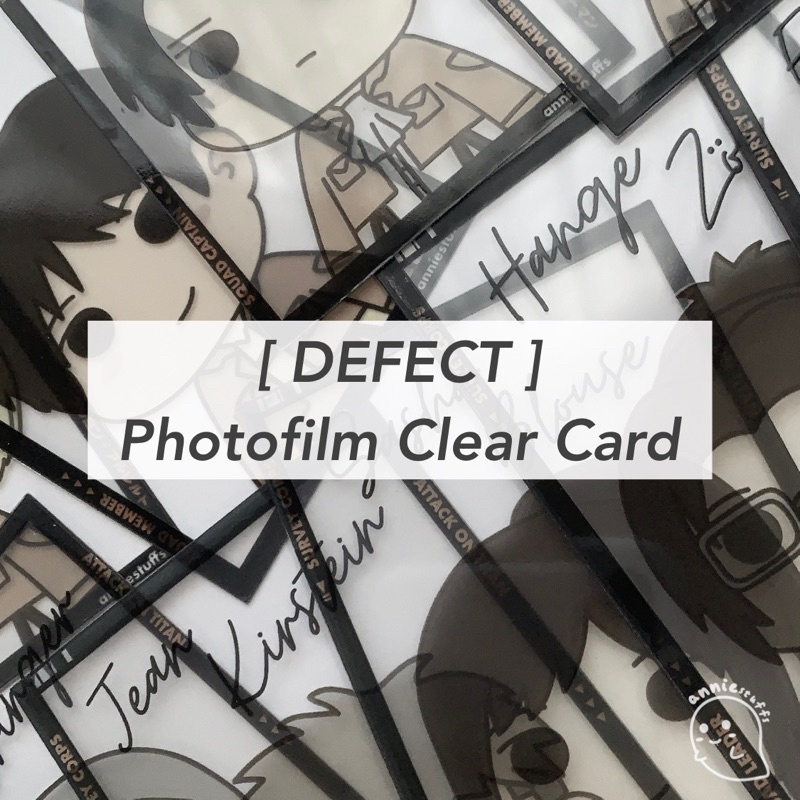 [DEFECT] Photofilm Clear Card Photocard | Anniestuffs | Anime attack on ...